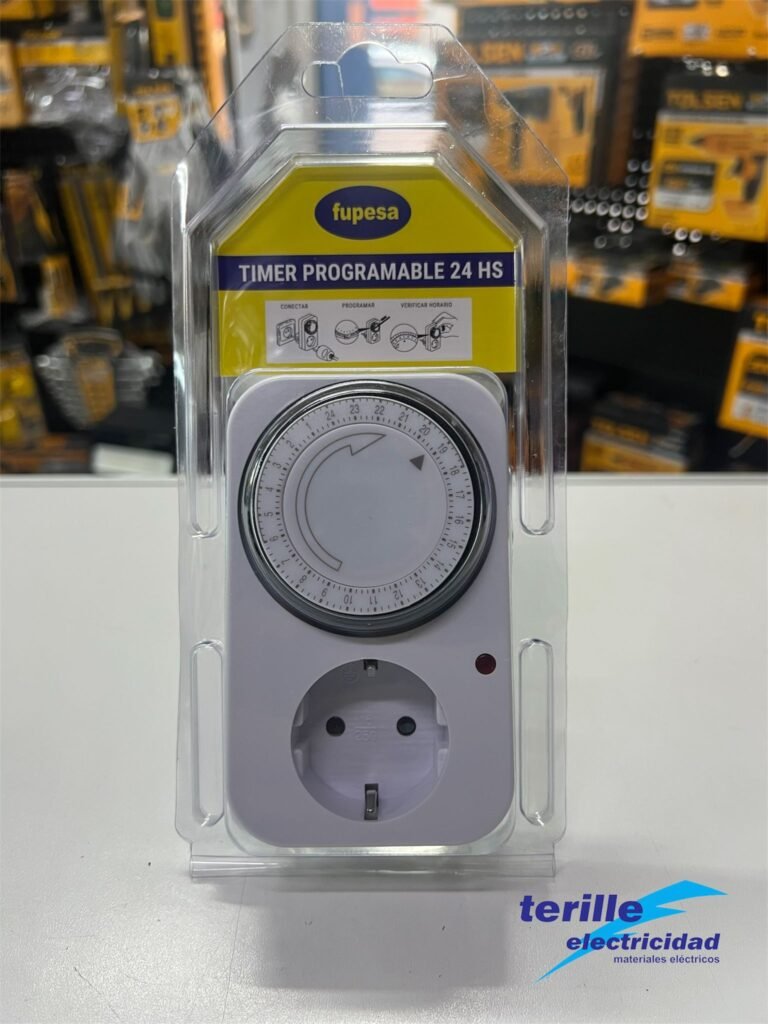 Timer mecanico schuko — TERILLE ELECTRICIDAD LTDA